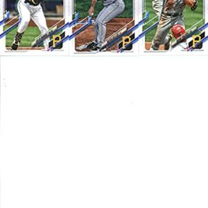 2021 Topps Complete (Series 1 & 2) Pittsburgh Pirates Team Set of 17 Cards: Colin Moran(#114), Josh Bell(#130), Mitch Keller(#133), Chris Archer(#148), Trevor Williams(#199), Adam Frazier(#216), Pittsburgh Pirates(#251), Kevin Kramer(#344), Keone Kela(#35