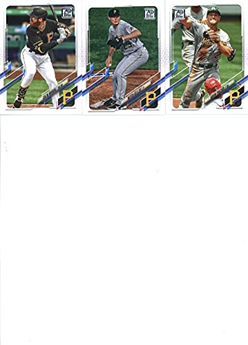 2021 Topps Complete (Series 1 & 2) Pittsburgh Pirates Team Set of 17 Cards: Colin Moran(#114), Josh Bell(#130), Mitch Keller(#133), Chris Archer(#148), Trevor Williams(#199), Adam Frazier(#216), Pittsburgh Pirates(#251), Kevin Kramer(#344), Keone Kela(#35