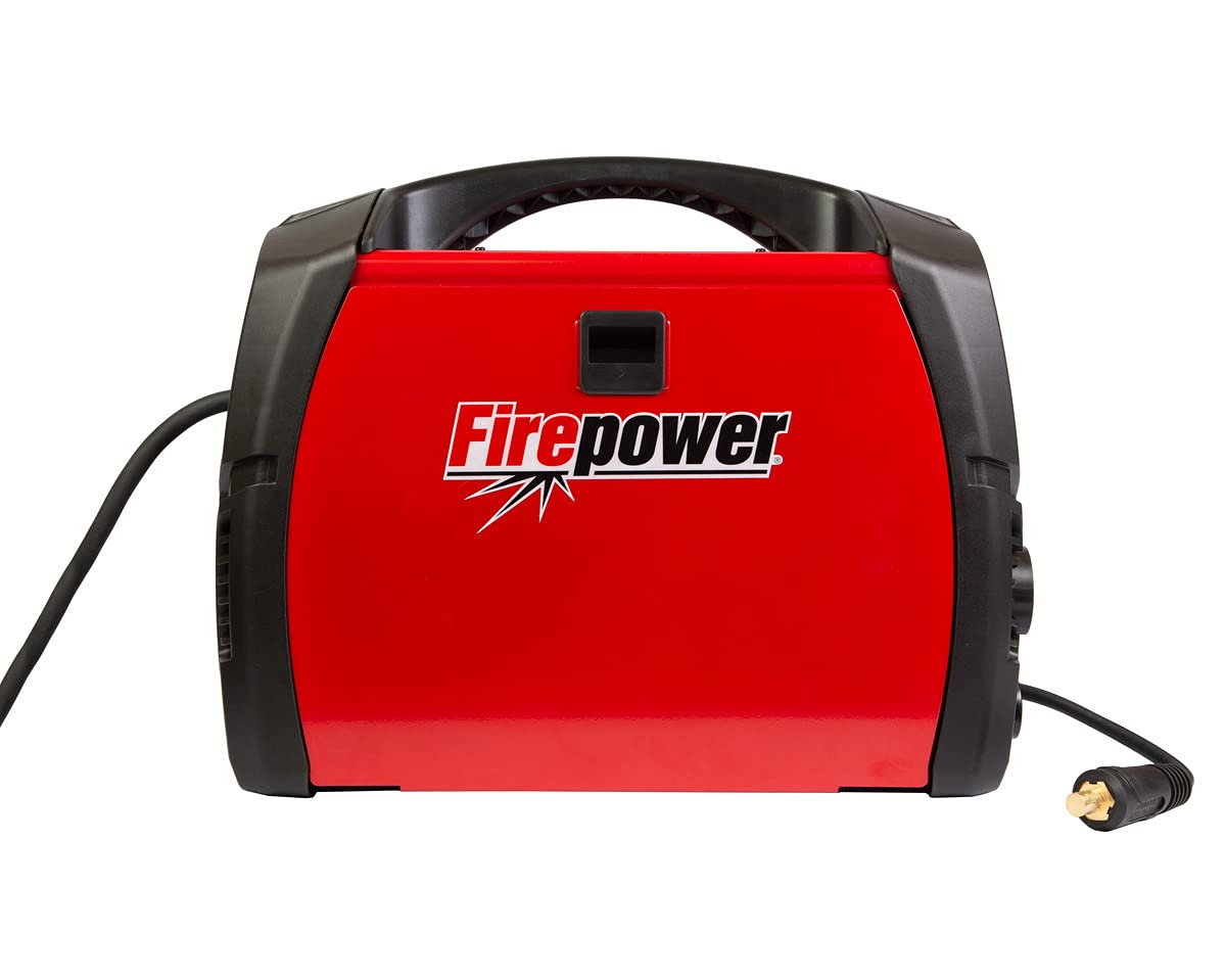 FIREPOWER 1444-1200 FP-200 2-in1 MIG, Flux Cored Welding System, 200A Output, 120-230V, 3/8" Max Thickness, Includes Tweco Fusion 180 MIG Gun, Victor GF250 Regulator, Clamp, Power Adapter, Wire Spool