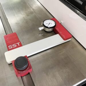 SST Saw Gauge Calibrator System | High Precision Alignment for Saws, Fences, Sleds, or Jigs | Adjustable Measurement with 1/2 In. Dial Indicator