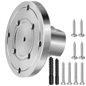 senduo woodworking 4" lathe faceplate with screwchuck,for 1" x 8tpispindle