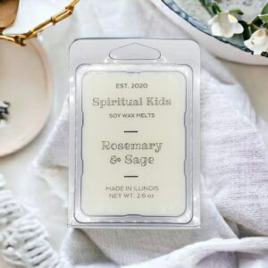 Rosemary & Sage Soy Wax Melts 2.6oz 1 Pack All Natural Soy Wax 6 Cubes Hand Poured with Fragrant/Essential Oils!