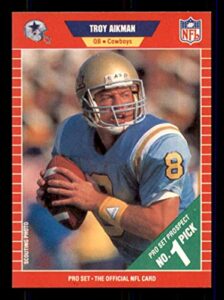 troy aikman rookie card 1989 pro set #490