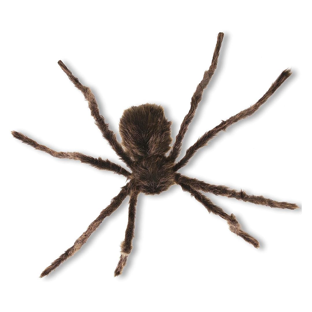 Kangaroo Giant Spider Halloween Decorations- Big Spider Decoration Outdoor Indoor-Porch Spider, Scary Spider, Huge Spider, Giant Spider for Halloween Black, 5 feet