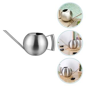 Cabilock 1pc Stainless Steel Shower Flower Spray Bottle Watering Pot for Plant Metal Watering Bucket Flower Gardening Tool Watering Kettle Metal Waterbottle Watering Can Sprinkle Water