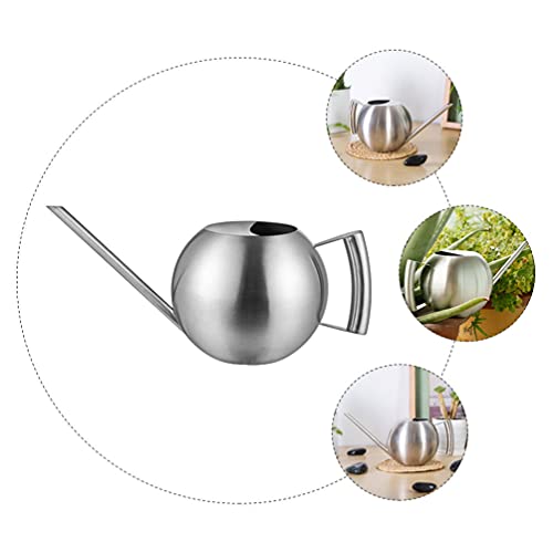 Cabilock 1pc Stainless Steel Shower Flower Spray Bottle Watering Pot for Plant Metal Watering Bucket Flower Gardening Tool Watering Kettle Metal Waterbottle Watering Can Sprinkle Water