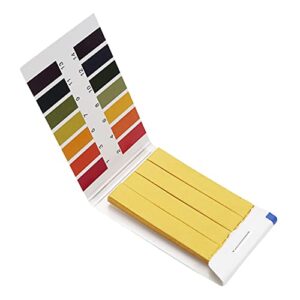 bettomshin 15 packs of 1200 strips ph 1-14 test paper litmus strips tester indicator paper 80pcs per pack for garden and soil testing