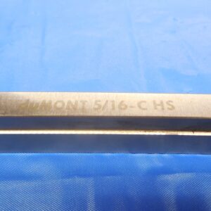 Dumont 5/16-C 11 3/4" OAL ONE Pass HSS Keyway Broach 2" LOC 5/16 .3125 - MS1720BU