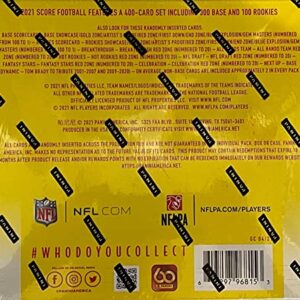 2021 Panini Score NFL Football H2 HYBRID Football box (10 pks/bx)