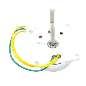 Three-Phase 3 Phase AC Micro Brushless Generator Mini Wind Hand Generator Motor with Led Lamp Bead 3-24V DIY for Arduino