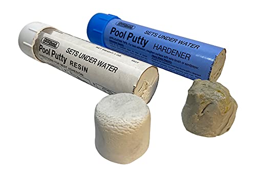 Epoxybond Atlas Pool Leak Detection Kit - Swimming Pool Leak Dye (Blue) Syringe & 8oz Refill Bottle - White Putty Epoxy Sealer + Valuable Instructional Step-by-Step DIY Videos