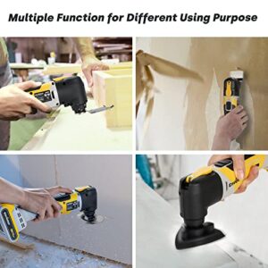 ENVENTOR Cordless Oscillating Tool, 20V Brushless Oscillating Multitool Kit with 6 Variable Speed, 4° Oscillation Angle, 28 pcs Accessories, Fast Charger Oscillating Saw for Trimming, Sanding, Cutting