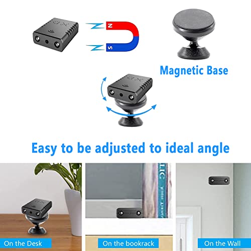 Rettru Spy Camera Hidden Camera WiFi : Smallest HD Mini Camera Nanny Cam Small Camera Spy Cam Mini Wireless Camera Mini Spy Camera V380 Pro WiFi Camera Indoor Camera Wireless with Phone app