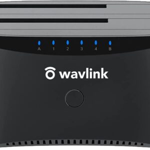 WAVLINK USB 3.0 to SATA I/II/III Dual Bay External Hard Drive Enclosures Docking Station for 2.5/3.5inch HDD SSD,Offline Clone,OTG,Supports UASP(up to 6Gbps) for Windows, Mac OS and Linux