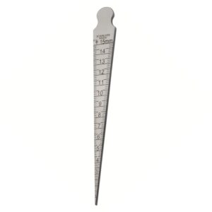 GZTIGWELD 1-15mm 1/32-5/8 Stainless Taper Welding Gauge Test Ulnar Welder Inspection Inch & Metric