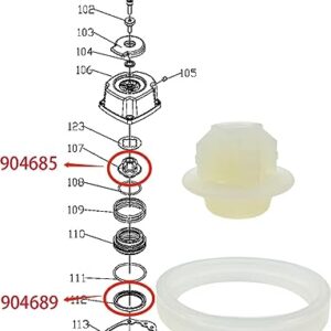 904689 and 904685 replacement nailer head valve seal for Porter Cable FN250B FN251