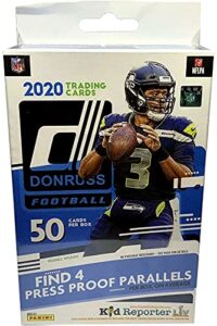 2020 panini donruss nfl football hanger box (50 cards/bx)