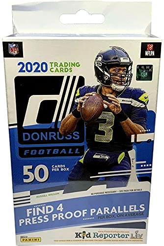 2020 Panini Donruss NFL Football HANGER box (50 cards/bx)