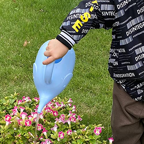 Indoor Watering Can, Elephant Watering Can Anti-Slid Handle Cute Plastic Creative for House Bonsai Plants Garden Flower Pink 1