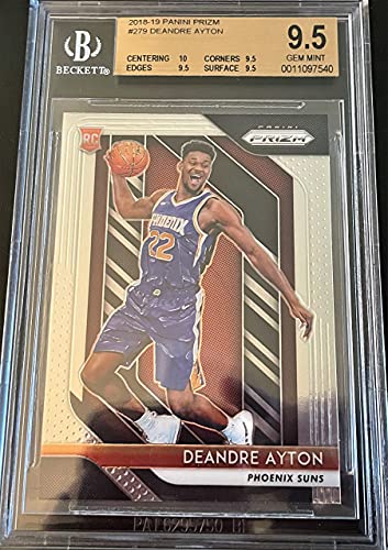 2018-19 Panini Prizm BGS GEM MINT 9.5 DEANDRE AYTON Basketball ROOKIE Card w/a Pristine 10 Sub! - Phoenix Suns