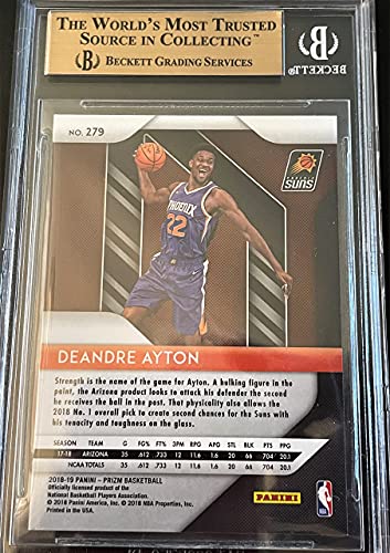 2018-19 Panini Prizm BGS GEM MINT 9.5 DEANDRE AYTON Basketball ROOKIE Card w/a Pristine 10 Sub! - Phoenix Suns