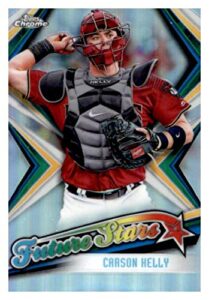 2019 topps chrome future stars refractors #fs-19 carson kelly arizona diamondbacks mlb baseball card nm-mt