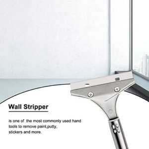 4" Scraper Blades 100pcs Replacement Stainless Steel Razor Blade to Remove Decals and Stickers and Wallpaper Adhesive Vinyls