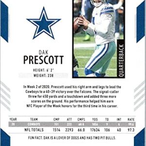 2021 Score #51 Dak Prescott Dallas Cowboys NM-MT NFL Football