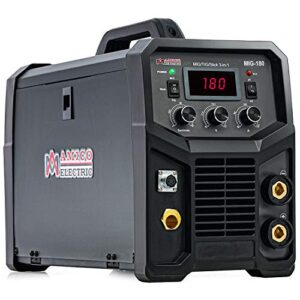 mig-180, multi-function 180 amp mig/mag/flux-cored/lift-tig/stick arc dc inverter welder, spool gun weld aluminum.