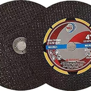 WA 25PACK - 4"x 0.045"x3/8" Thin Cut Off Disc, Die Grinder Tool Accessories Discs Cutting Wheel, 4 inch Cutoff Blade 3/8 in Arbor for General Metal, Steel, Stainless, Wood