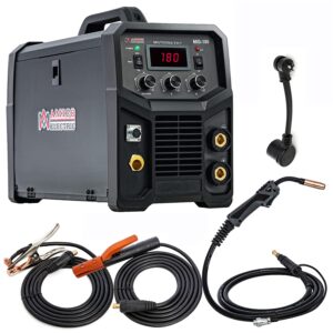 mig-180, professional 180-amp mig/tig/stick arc dc inverter welder, 3-in-1 multifunction, spool gun weld aluminum: spg15180 & spg15250