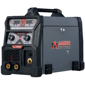 mts-165, 165-amp mig/mag/lift-tig/stick/arc dc inverter welder, 3-in-1 combo welding, 100-250v wide voltage.