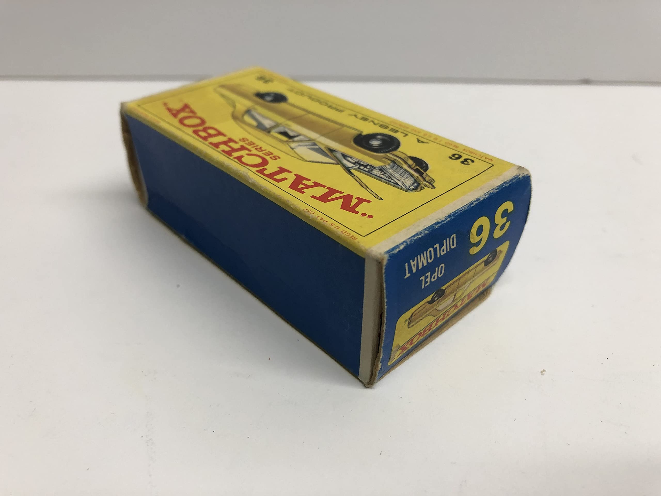 original 1960s Matchbox Lesney OPEL DIPLOMAT no. 36 diecast in original box