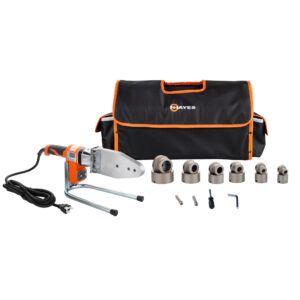 hayes welding hayes digital socket fusion pipe welder tool kit pro up to 2 in orange 2 inch hy1kit