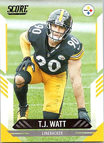 2021 Score #117 T.J. Watt Pittsburgh Steelers NM-MT NFL FootballQ