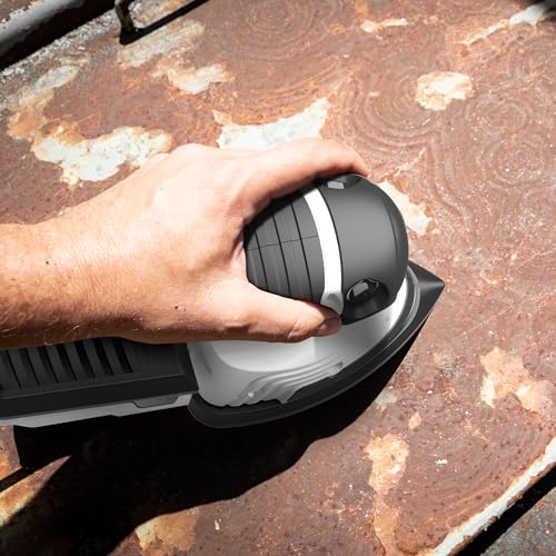 Bielmeier Electric Detail Sander with 12-Piece Sandpaper(60 Grit×3,80 Grit ×3,100 Grit×3,120 Grit × 3) with Efficient Dust Collection System Multi-Function,14,000 OPM Hand Held Sanders for Wood