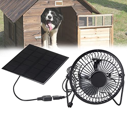 S-SNAIL-OO Solar Panel Powered Fan Mini Ventilator 10w/5w Exhaust Fan for Greenhouse Motorhome House Chicken House Outdoor Ventilation Equipment Ventilator for Pets 5w