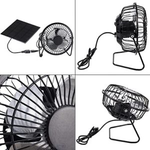 S-SNAIL-OO Solar Panel Powered Fan Mini Ventilator 10w/5w Exhaust Fan for Greenhouse Motorhome House Chicken House Outdoor Ventilation Equipment Ventilator for Pets 5w