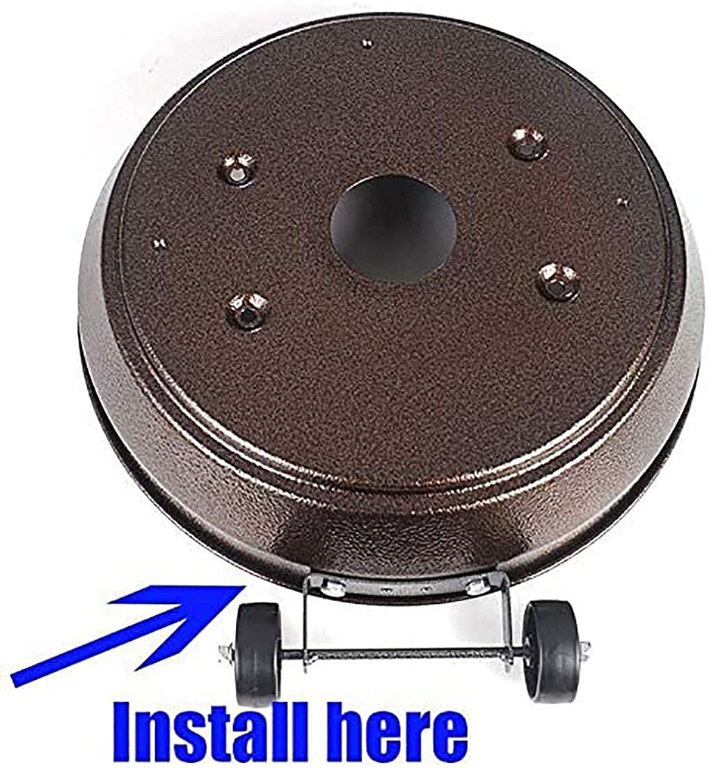 3 inch Universal Patio Heater Wheels /Storage rack caster wheels Universal Accessories - Easy to Move/Install-Gas Patio Heater Replacement Universal Movable Wheel,Outdoor Umbrella Gas Heater Wheel Kit