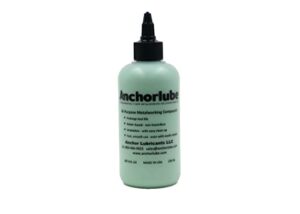 anchorlube all-purpose metalworking compound 8oz - water-based cutting fluid for drilling, tapping, sawing - great on stainless steel | no oil