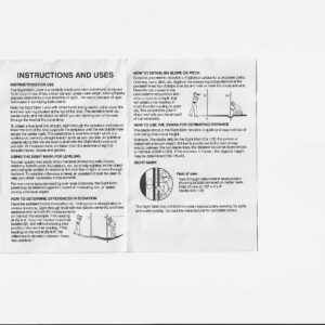 Hand Level, Pocket Sight Level Handheld Elevation Level for Surveying Level 2.5X，Spirit Level