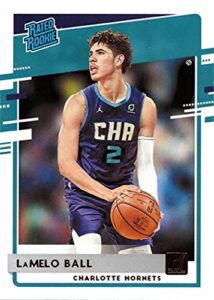 2020-21 panini donruss basketball #202 lamelo ball rookie card - rated rookie