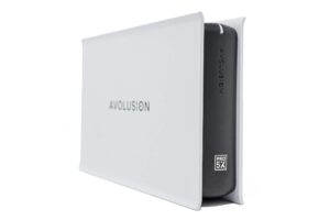 avolusion pro-5x series 6tb usb 3.0 external gaming hard drive for ps5 game console (white) - 2 year warranty