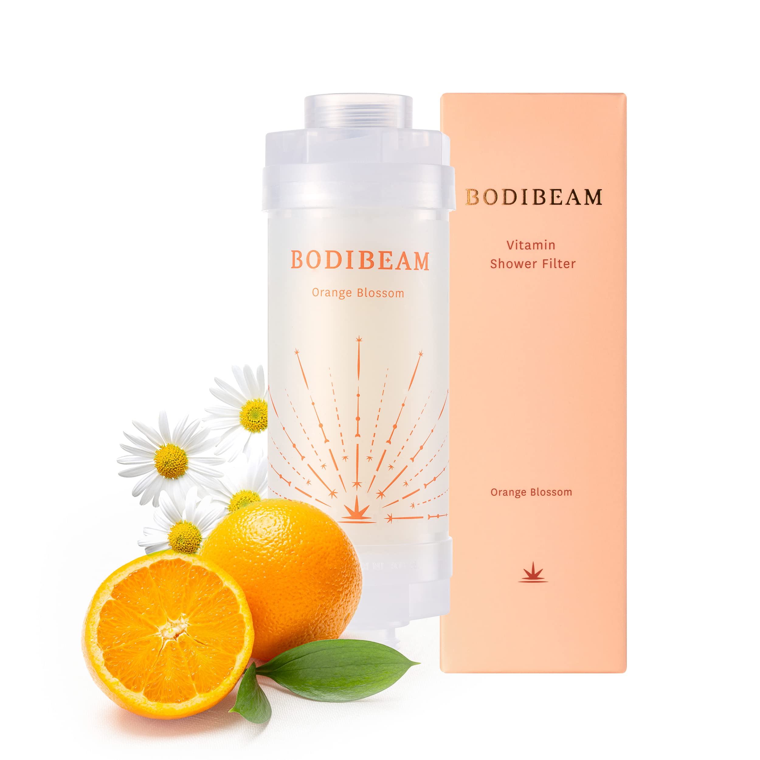 Bodibeam Vitamin C Shower Head Filter, Aromatherapy Shower Infusers, Shower Water Softener, Filtered Shower Water for Healthy Skin and Hair, Stocking Stuffers for Women