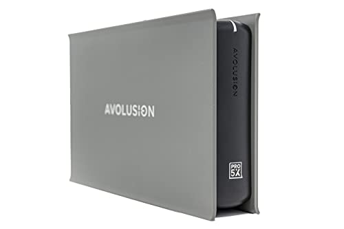 Avolusion PRO-5X Series 6TB USB 3.0 External Gaming Hard Drive for PS5 Game Console (Grey) - 2 Year Warranty