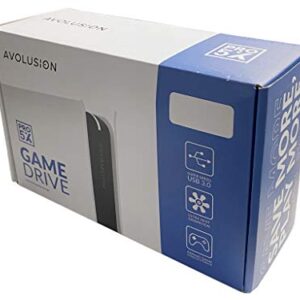 Avolusion PRO-5X Series 6TB USB 3.0 External Gaming Hard Drive for PS5 Game Console (Grey) - 2 Year Warranty