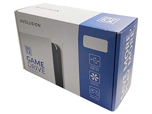 Avolusion PRO-5X Series 6TB USB 3.0 External Gaming Hard Drive for PS5 Game Console (Grey) - 2 Year Warranty