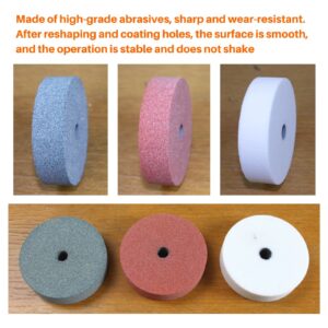 Amacupid Buffing Wheel Kits 3 inch (7 Pieces). for Mini Bench Grinder Electric Dril. Sharpening Knives Rust Removal Polishing.for Home DIY Grinding Polishing. Valentine Father's Day Gifts