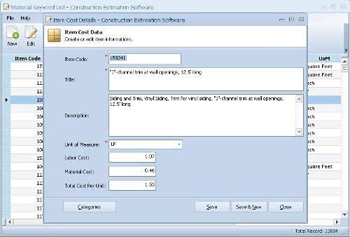 Construction Management and Estimating Software (Multiuser Edition) RSMeans construction cost data pre-embedded