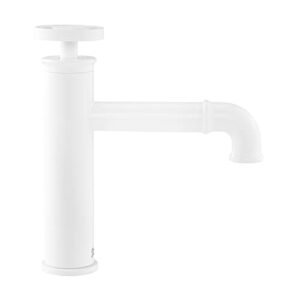 Swiss Madison Well Made Forever SM-BF80MW, Avallon 7 Single Handle, Bathroom Faucet in Matte White